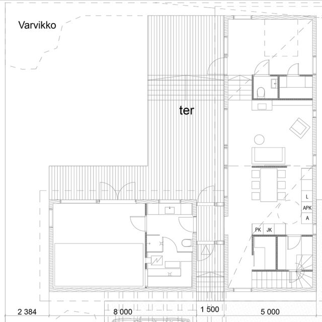 Ensimmäinen pohjapiirros! | Kakskulma